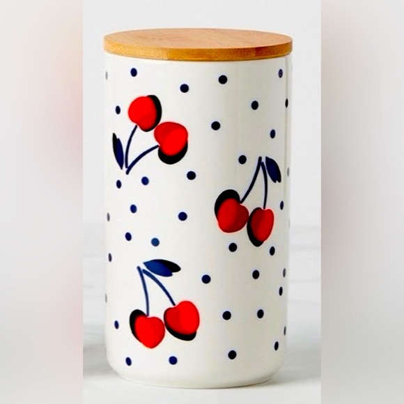 kate spade | Kitchen | Kate Spade Cherry Dot Food Storage Container Red ...